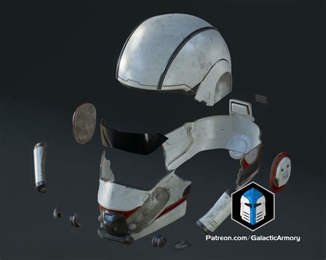 Helldivers 2 Helmet Bonesnapper 3d Print Files Galactic Armory