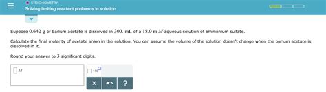 solved o stoichiometry solving limiting reactant problems in