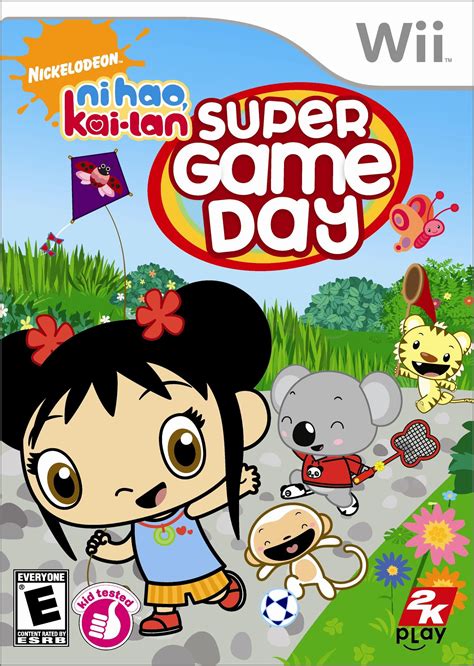 Ni Hao Kai Lan Super Game Day Nintendo Wii Video Games