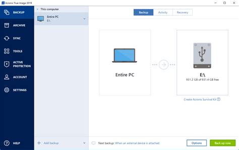 Create Your Own Rescue Disk Acronis Survival Kit
