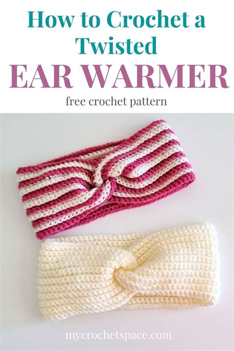 Crochet A Simple And Twisted Ear Warmer With This Easy Free Crochet