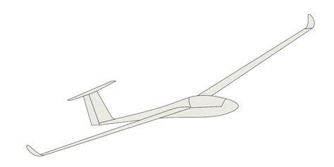 Glider PNG (Gliders are a type of aircraft with fixed wings, they do ...