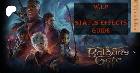 Working On Bg3 Status Effects Guide Would Love Help On It R Baldursgate3