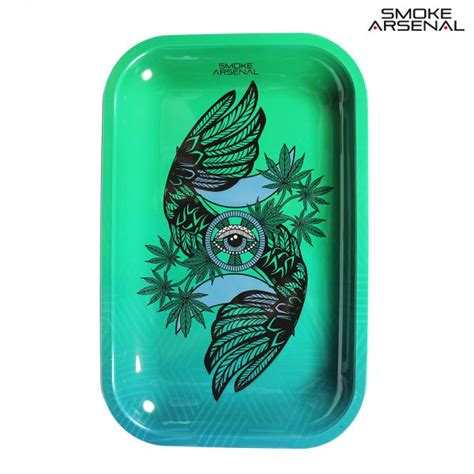 Smoke Arsenal Metal Rolling Trays Shiva
