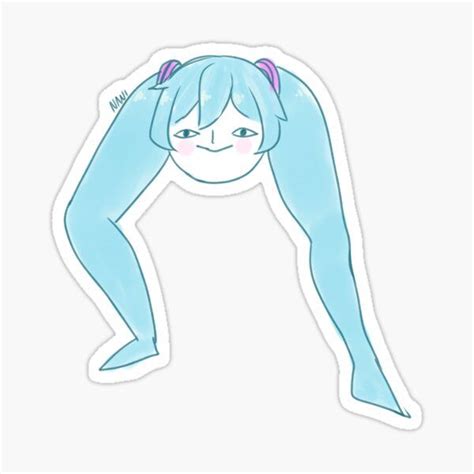 Leg Miku Sticker For Sale By Aonani