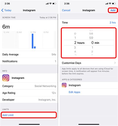 iOS 12에서 개별 앱의 화면 시간 제한을 설정하는 방법 최신