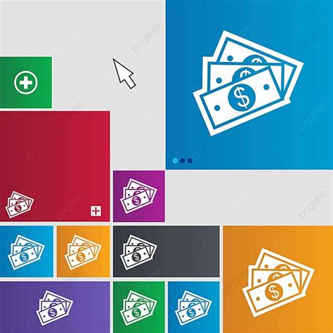 Modern Interface Website Buttons With Cursor Pointer Featuring The Iconic Symbol Of The Us