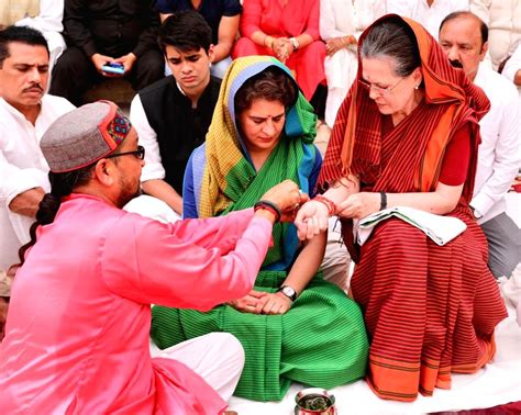 Rae Bareilly Up Sonia Gandhi Performs Havan Ahead Of Filing Nomination
