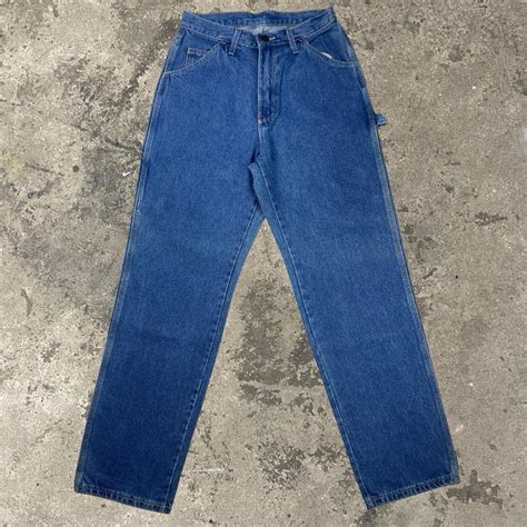 Vintage Dickies Denim Work Pants Carpenter Depop
