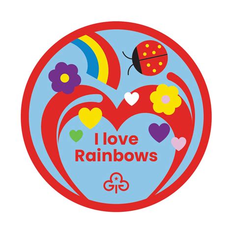 Rainbow Fun Badges Girlguiding Anglia