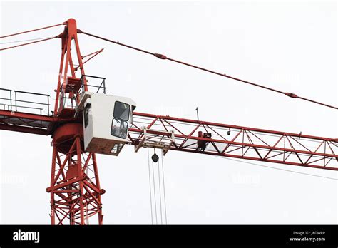 Tower Crane Cabin High Resolution Stock Photography And Images Alamy