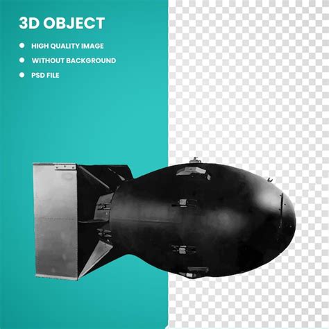 Premium Psd 3d Atomic Bombings Of Hiroshima And Nagasaki Nuclear