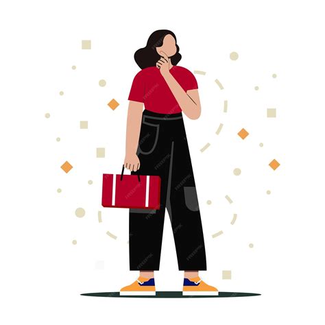 Premium Vector 2d Flat Character Unique Vector Design