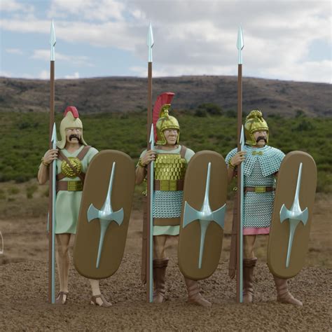 D Printable Mm Celt Iberian Scutarii By Barry Adam Hill