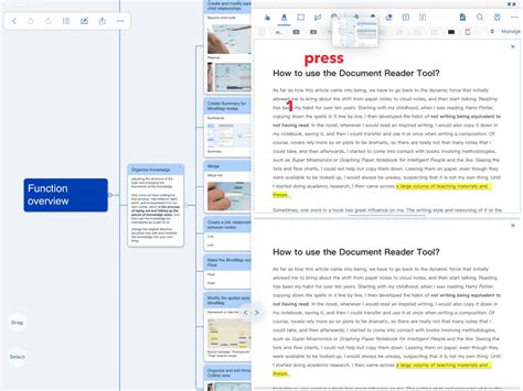 Dragging A Tab To Enable Split View Study Module Marginnote