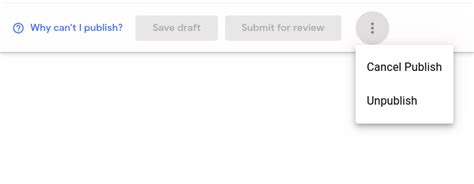 Chrome Extension Cancel Publish Stack Overflow