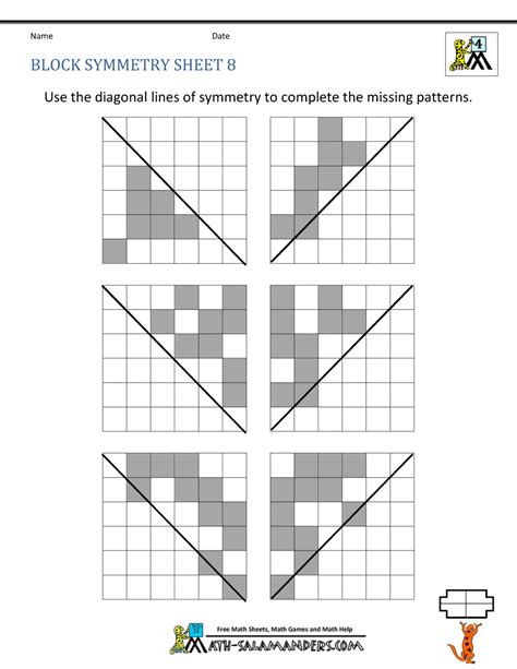 Symetry Worksheets