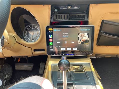 Alpine 11 Floating Screen Fits C3 Single Din Bezel Corvetteforum