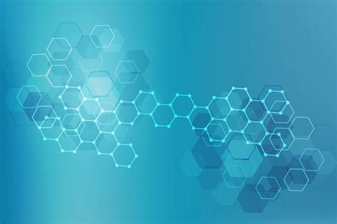 분자 구조 및 통신 Dna 원자 신경 디자인에 대 한 과학적인 개념입니다 점으로 연결 된 라인입니다 의료 기술 화학 과학