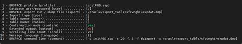 Sap Basis Administrator Blog Import Db Tables Using Brtools
