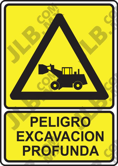Señalamiento Peligro Excavación Profunda Equipos Contra Incendio Jlb