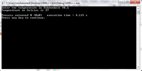 programmers area c program to convert celsius to fahrenheit and vice