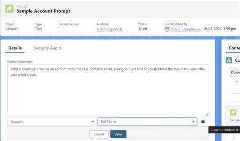 Configure Merge Fields With GPTfy Your Salesforce AI Integration