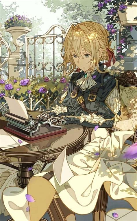 Typing Up Some Letters Violet Evergarden Rawwnime
