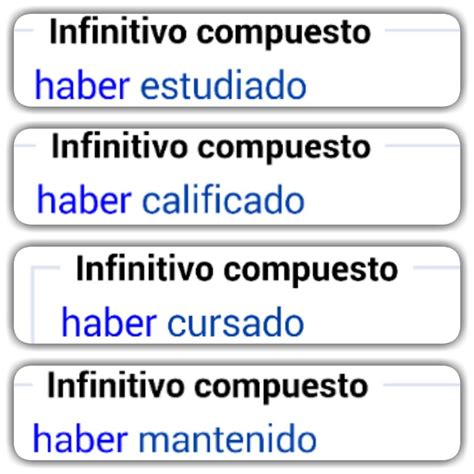 Ejemplos De Palabras En Infinitivo Poners