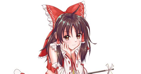 博麗霊夢 キャラ43：博麗霊夢 ＆ ゆっくり霊夢 仲邑ナオトのイラスト Pixiv