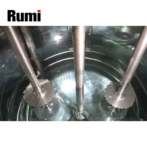 쓰리 샤프트 분산 혼합 용기 China 쓰리 샤프트 분산 혼합 용기 Manufacturers Suppliers Factory Shanghai Rumi