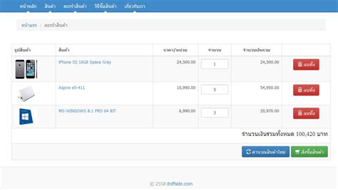 แจกเว็บไซต์ระบบอีคอมเมิร์ซe Commerce สำหรับพัฒนา