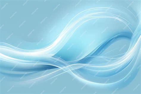 Premium Photo Light Blue Wavy Design For Abstract And Elegant Background