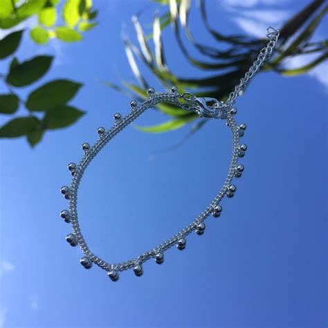 Pulseira Mini Bolinhas Banhada Prata Shopee Brasil