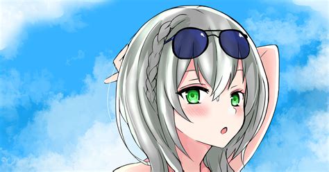 女の子 白銀ノエル フリーチェスのイラスト Pixiv