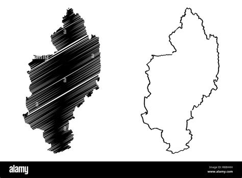 Kachin State Administrative Divisions Von Myanmar Republik Der Union Myanmar Burma Karte