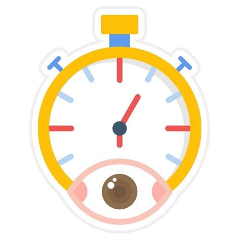 Imagen Vectorial Del Icono De Seguimiento Del Tiempo Se Puede Utilizar