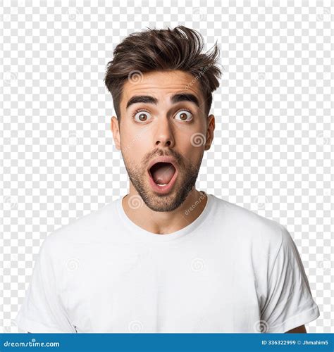 Man Surprised Amazed Shocked Stunned Astonished Jaw Dropped Stock