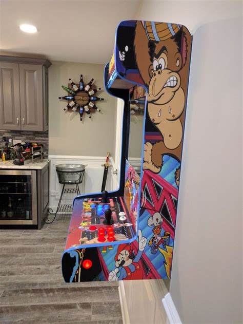 Save Money And Space With This Custom Wall Mounted Arcade Machine