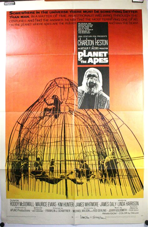 Planet Of The Apes Charlton Heston Original Franklin J Schaffner