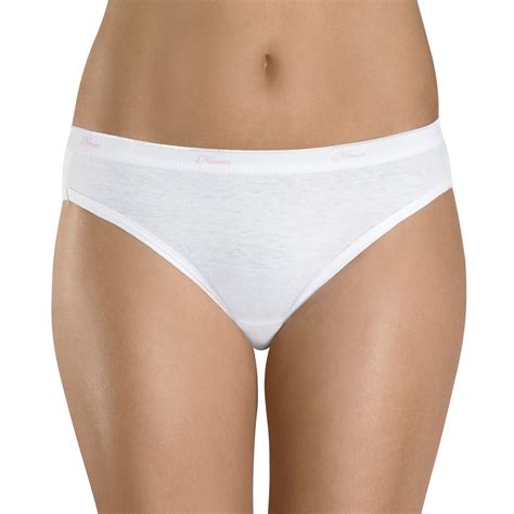 D42las Hanes Womens Cotton Bikinis 3 Pack