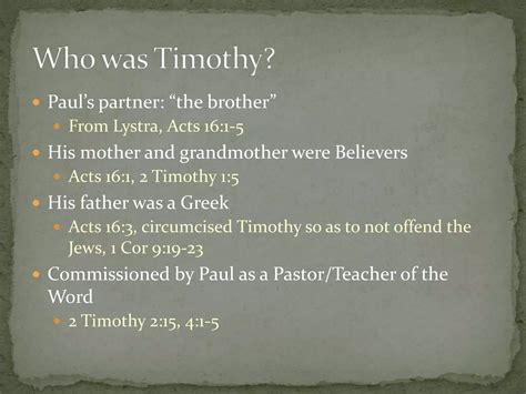 2 Ss Paul And Timothy Pptx