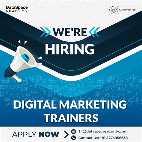 We Are Hiring 💼👨‍💼 Looking For A Digital Marketing Trainer Responsibilities 🔰design Develop