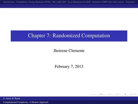 Randomized Computation Ppt
