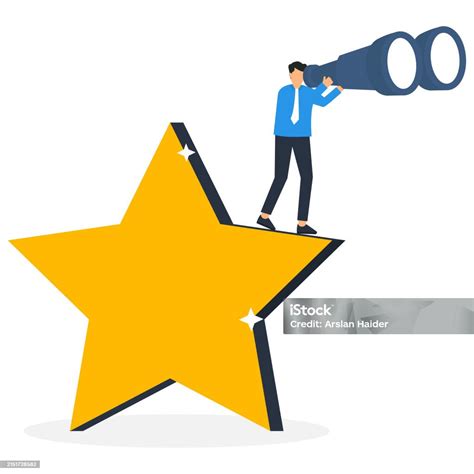 비즈니스 기회를 볼 수 있도록 도와주는 창의성 새로운 솔루션이나 아이디어를 발견하기 위한 비전 성공 개념에 대한 호기심 또는 검색 개발에 대한 스톡 벡터 아트 및 기타