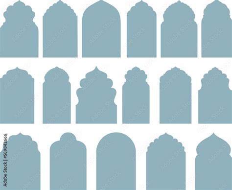 Collection Of Oriental Style Windows And Arches Architectural Type Of Arches Shapes Window