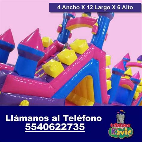 Castillo Inflable Torre De Princesas Renta De Juegos Inflables