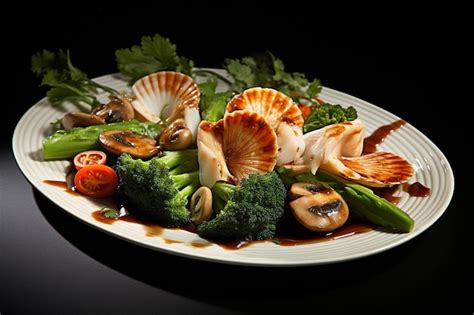 Premium Photo Stirfry With A Splash Of Oyster Sauce For Umami Depth