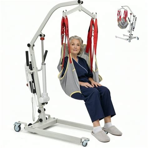Vocic Electric Floor Lift For Elderly Falls Portable Patient Transfer