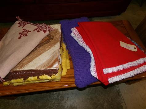 Lot Stack Of Throws